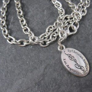 Ed Hardy | Jewelry | Ed Hardy Death Or Glory Skull Necklace | Poshmark